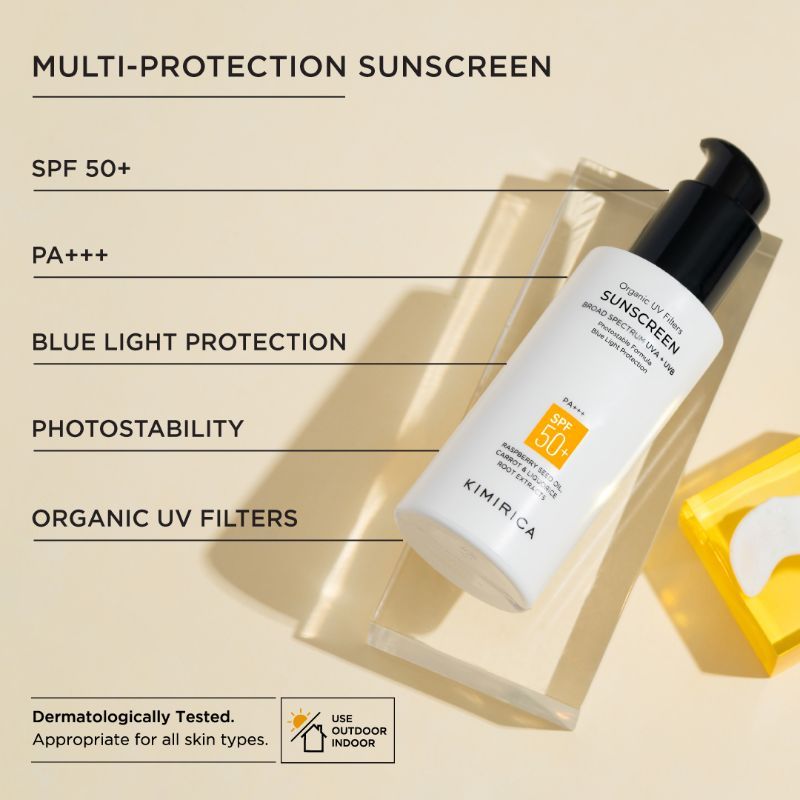 Buy Kimirica Glow Sunscreen, SPF 50, PA+++ For UVA/B Protection With ...