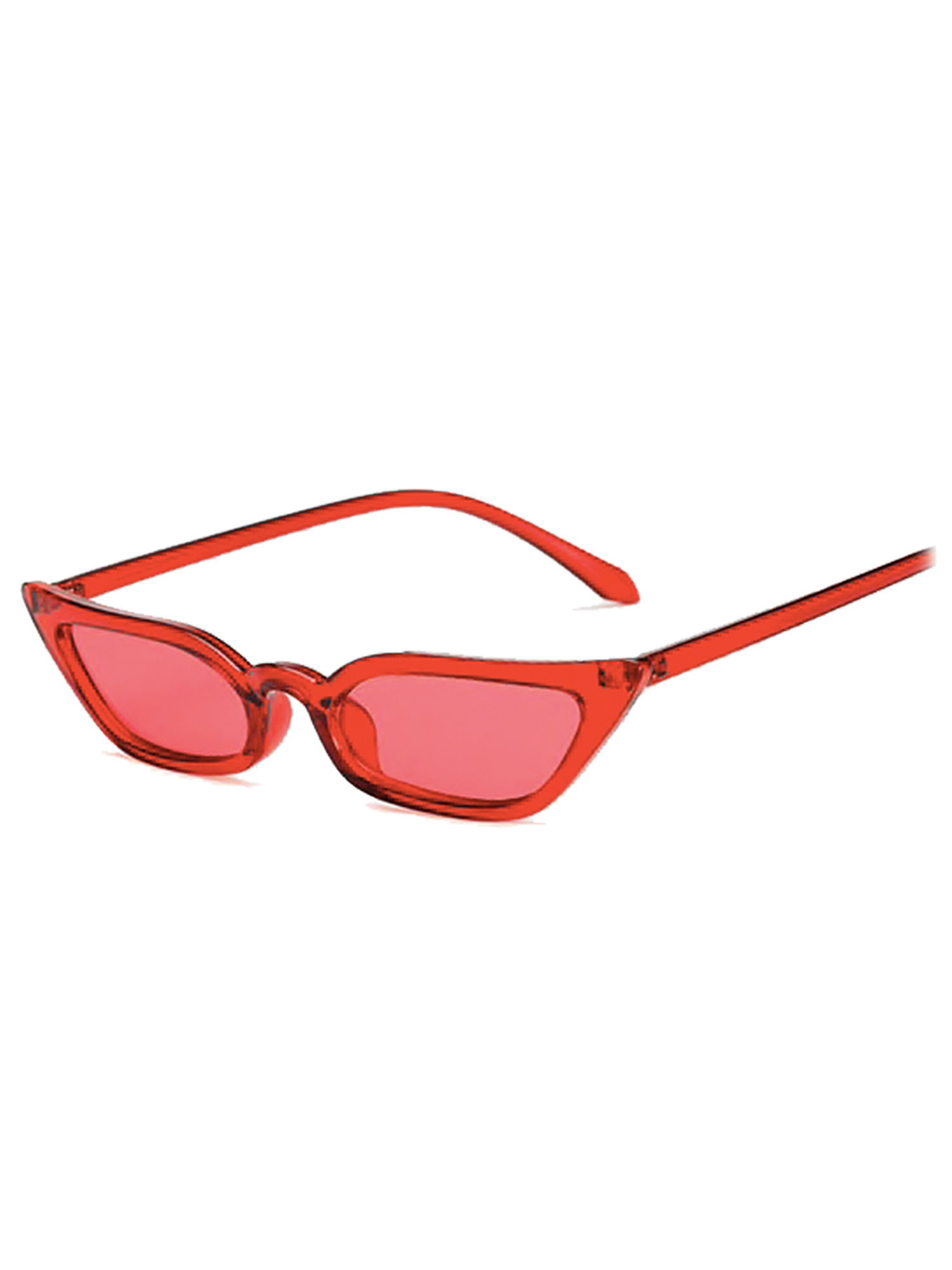 Buy Lola's Closet Lashline Red Micro Sunglasses Online