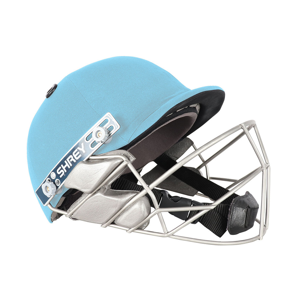 Buy Shrey Pro Guard Wicket Keeping S.S-Sky Blue Cricket Helmet Online