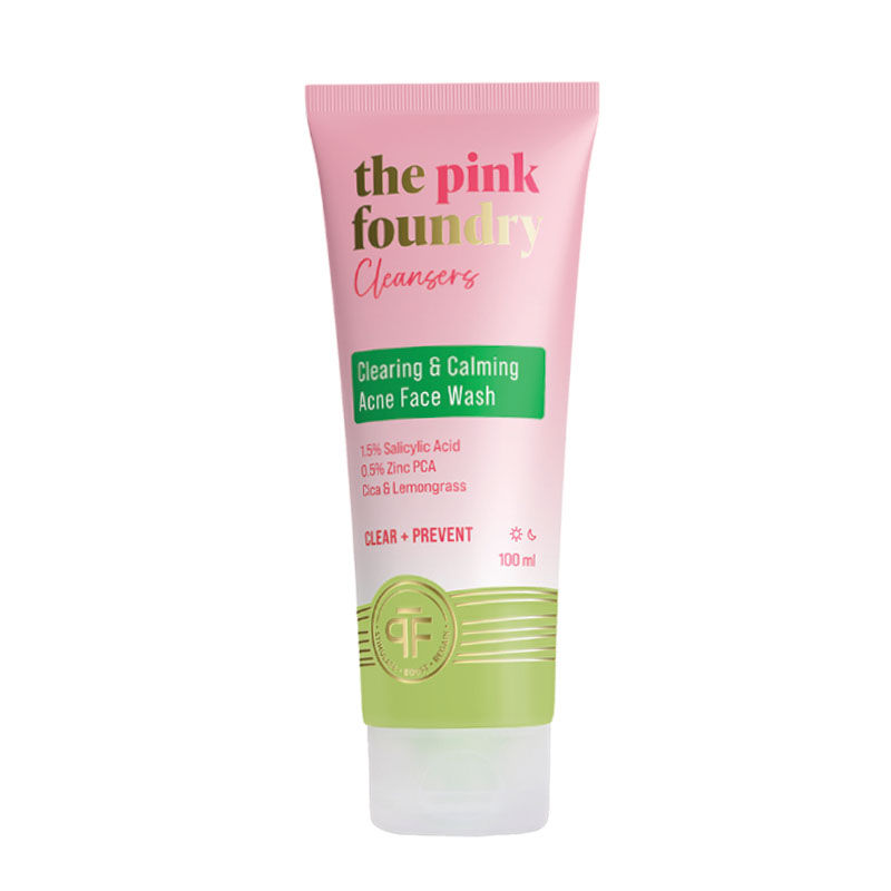 Buy The Pink Foundry Salicylic Acid Acne Face Wash With Zinc & Cica ...