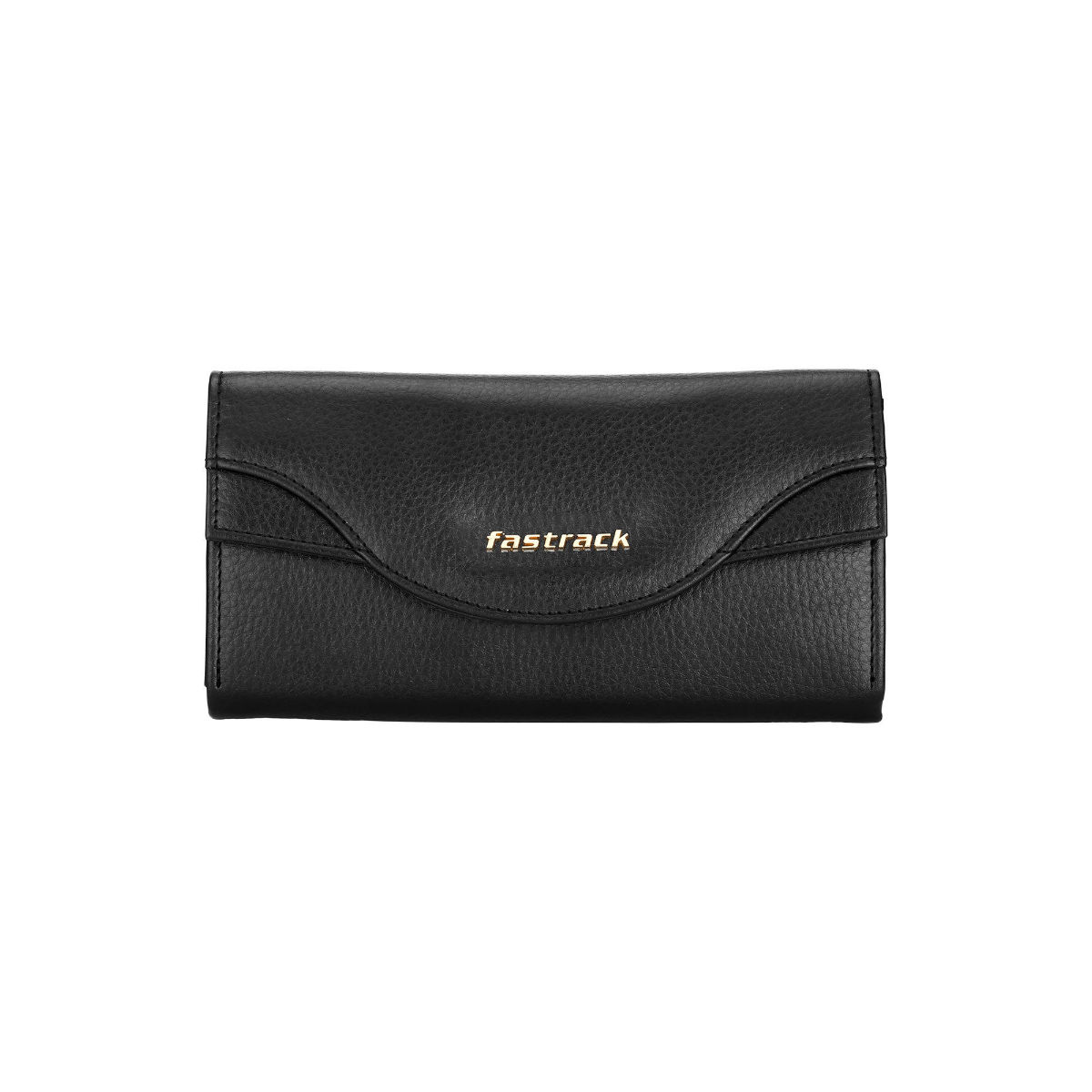 Buy Fastrack Textured Black Wallet Online