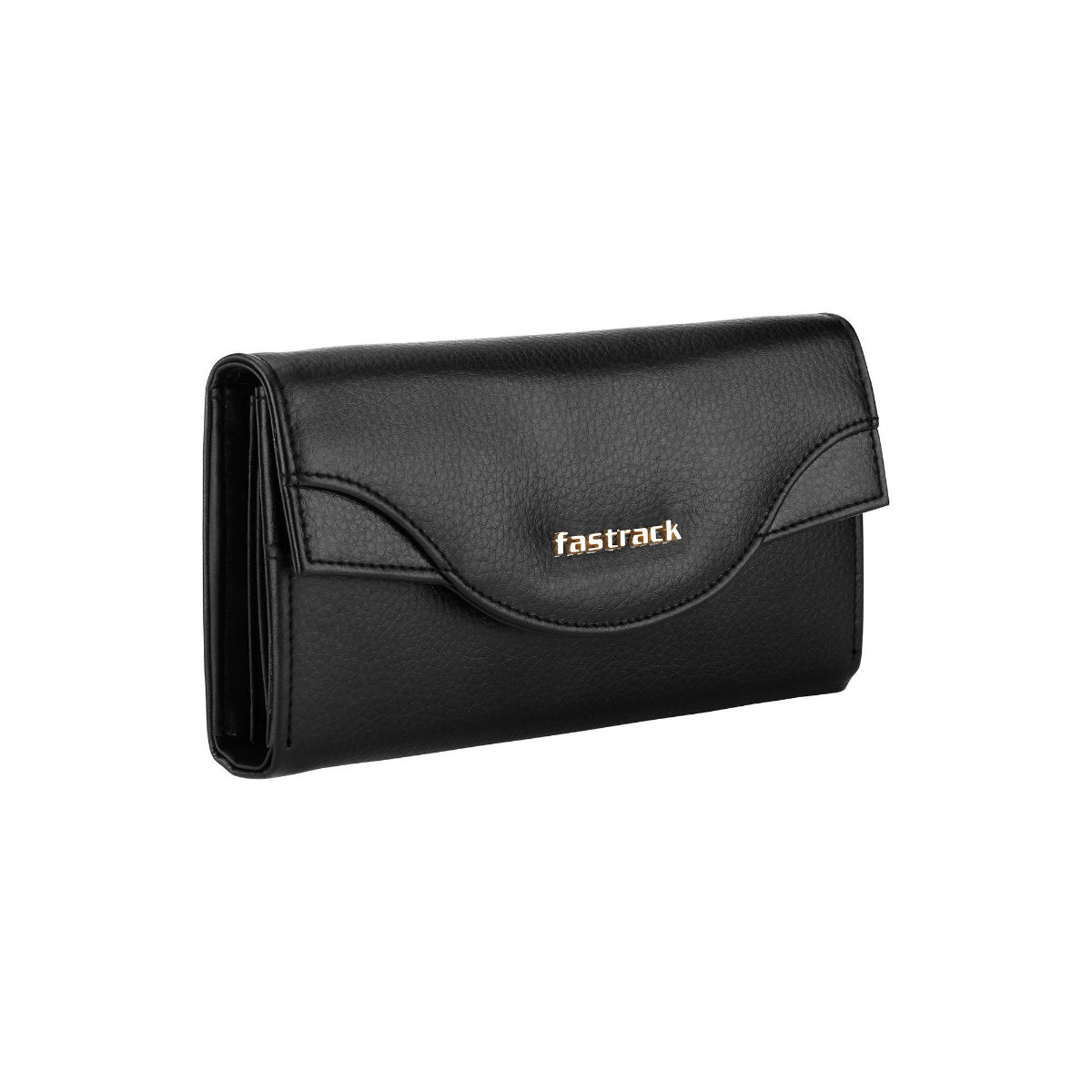 Buy Fastrack Textured Black Wallet Online