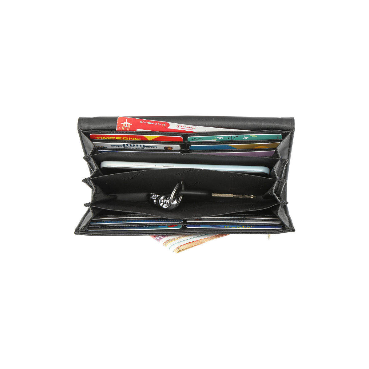 Buy Fastrack Textured Black Wallet Online