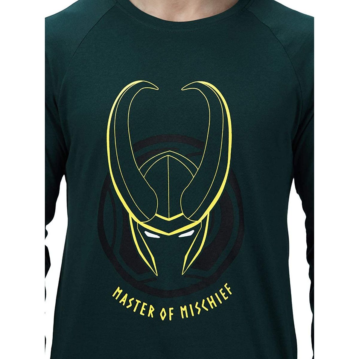 Buy The Souled Store Men Official Loki Master of Mischief Green Men ...