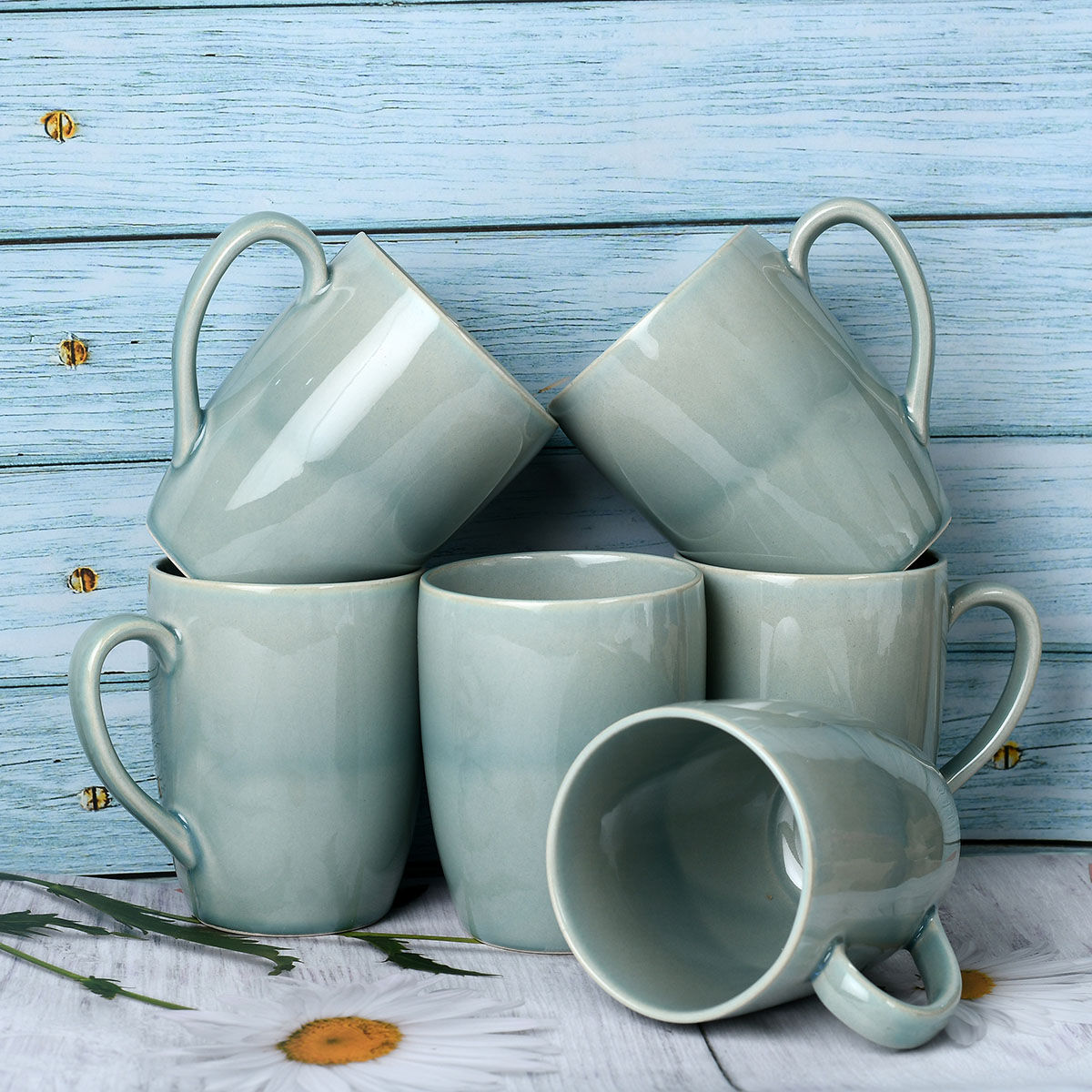 Buy MESA Green Bullet Mug 11 Set of 6 Caribe Reactive Online