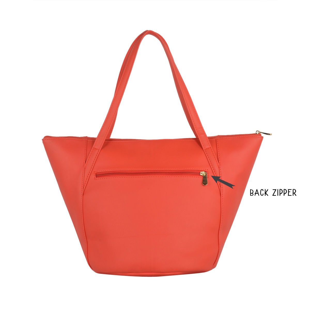 Buy Baggit Dimise Red Large Tote Handbag Online