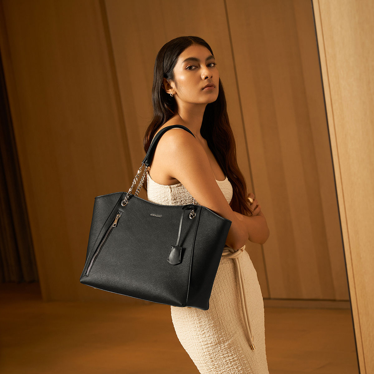 Buy MIRAGGIO Dakota Tote Bag for Women (L) Online