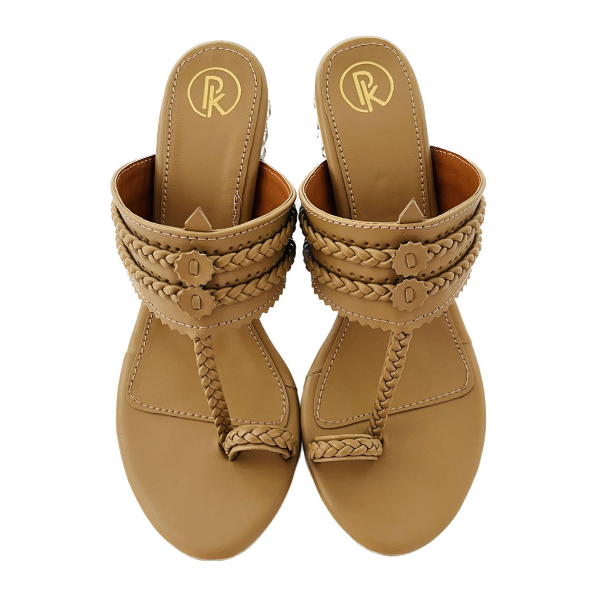 Buy PREET KAUR Aurum Kolhapuri Heels Online