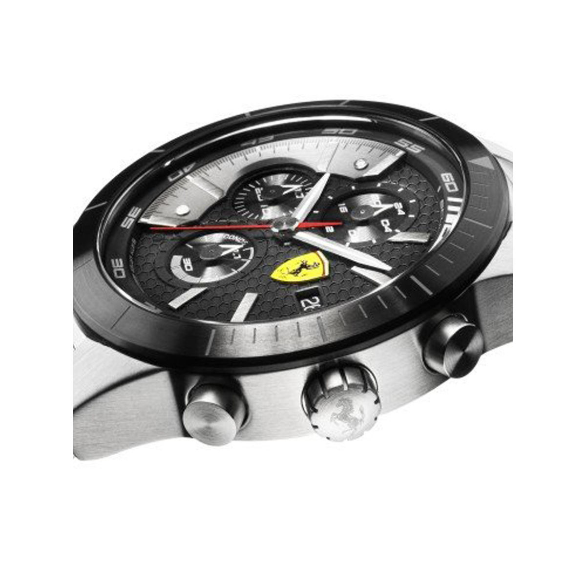 Buy SCUDERIA FERRARI REDREV EVO 0830263 Black Dial Chronograph Watch ...