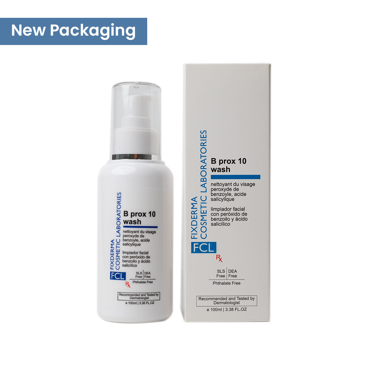 Buy FCL 2% Benzoyl Peroxide BProx 10 Wash For Acne Exfoliate Blackheads ...