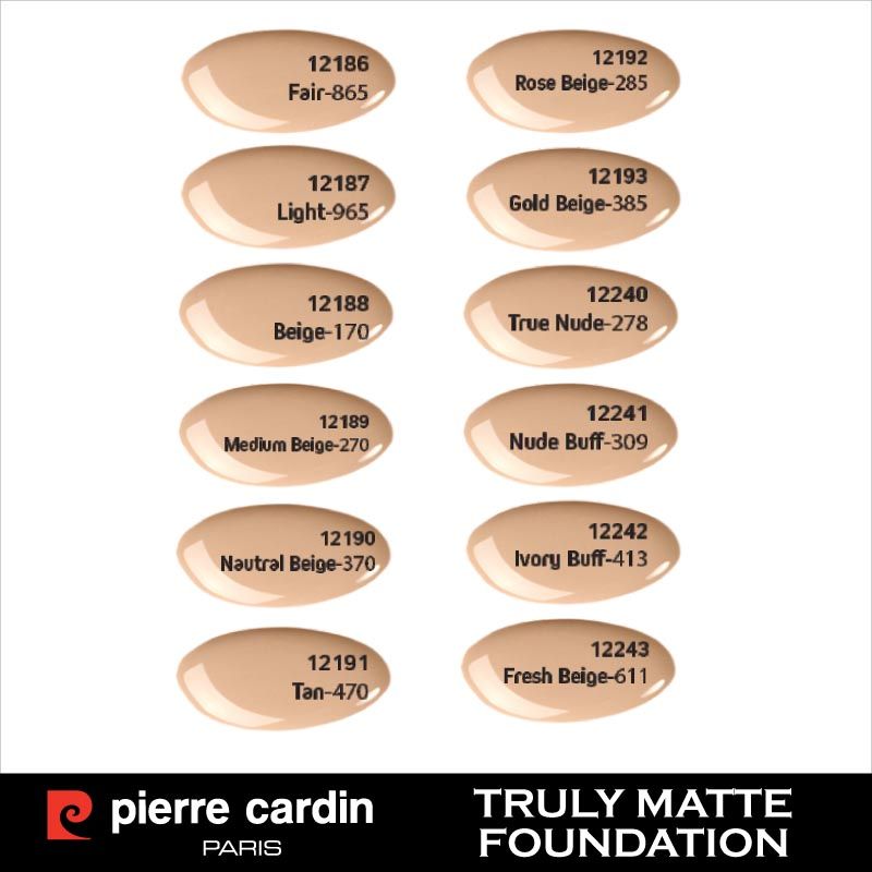 Pierre Cardin Paris Truly Matte Foundation 270 M Beige Buy Pierre