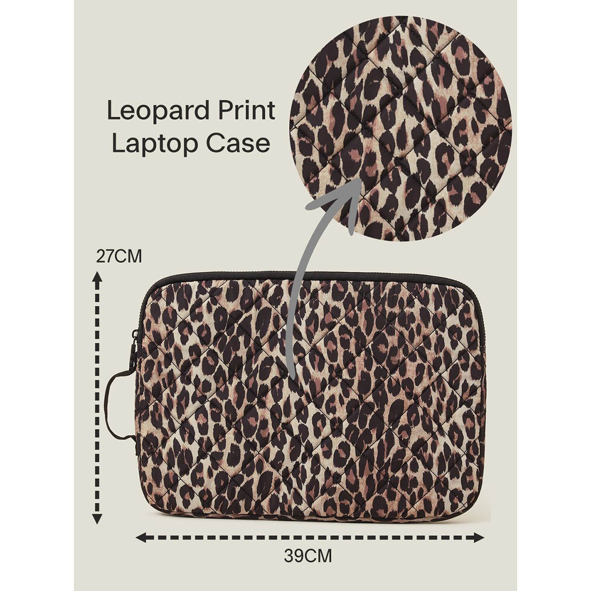 Buy Accessorize London Women's Leopard Print Laptop Case Online