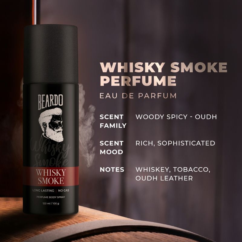 Beardo Whisky Smoke Perfume for Men, | EDP | Strong & Long Lasting ...