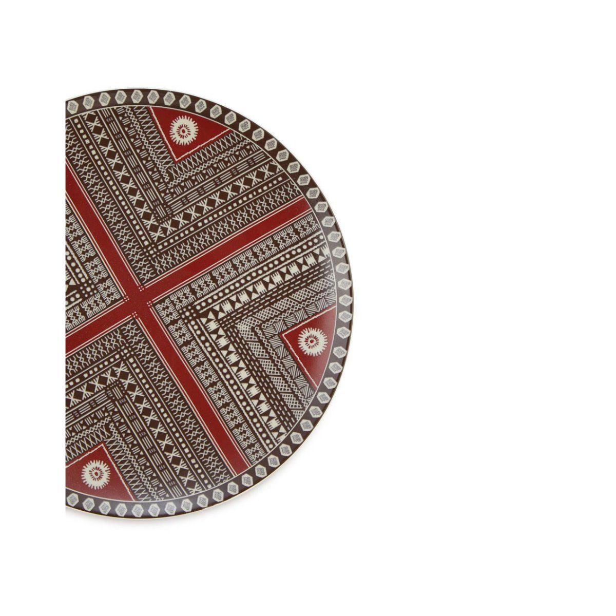 Buy Fabindia Stone Painted Thar Wall Plate Online