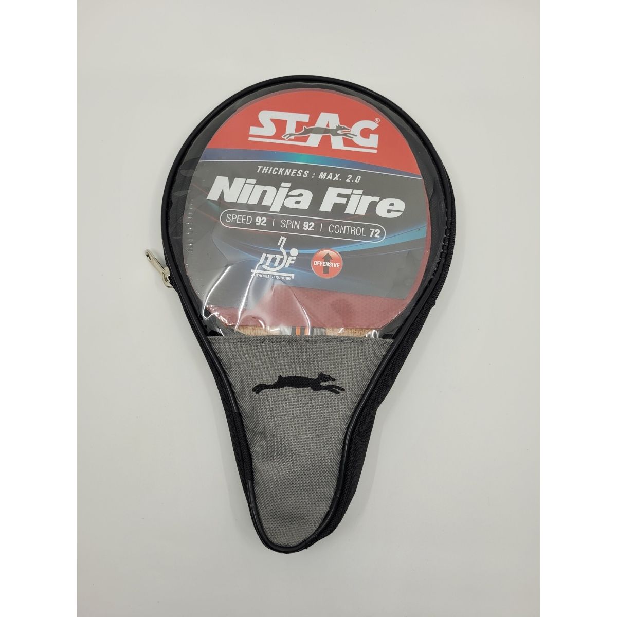 Buy STAG Ninja Fire TT Racket ITTF Approved Anatomic Online