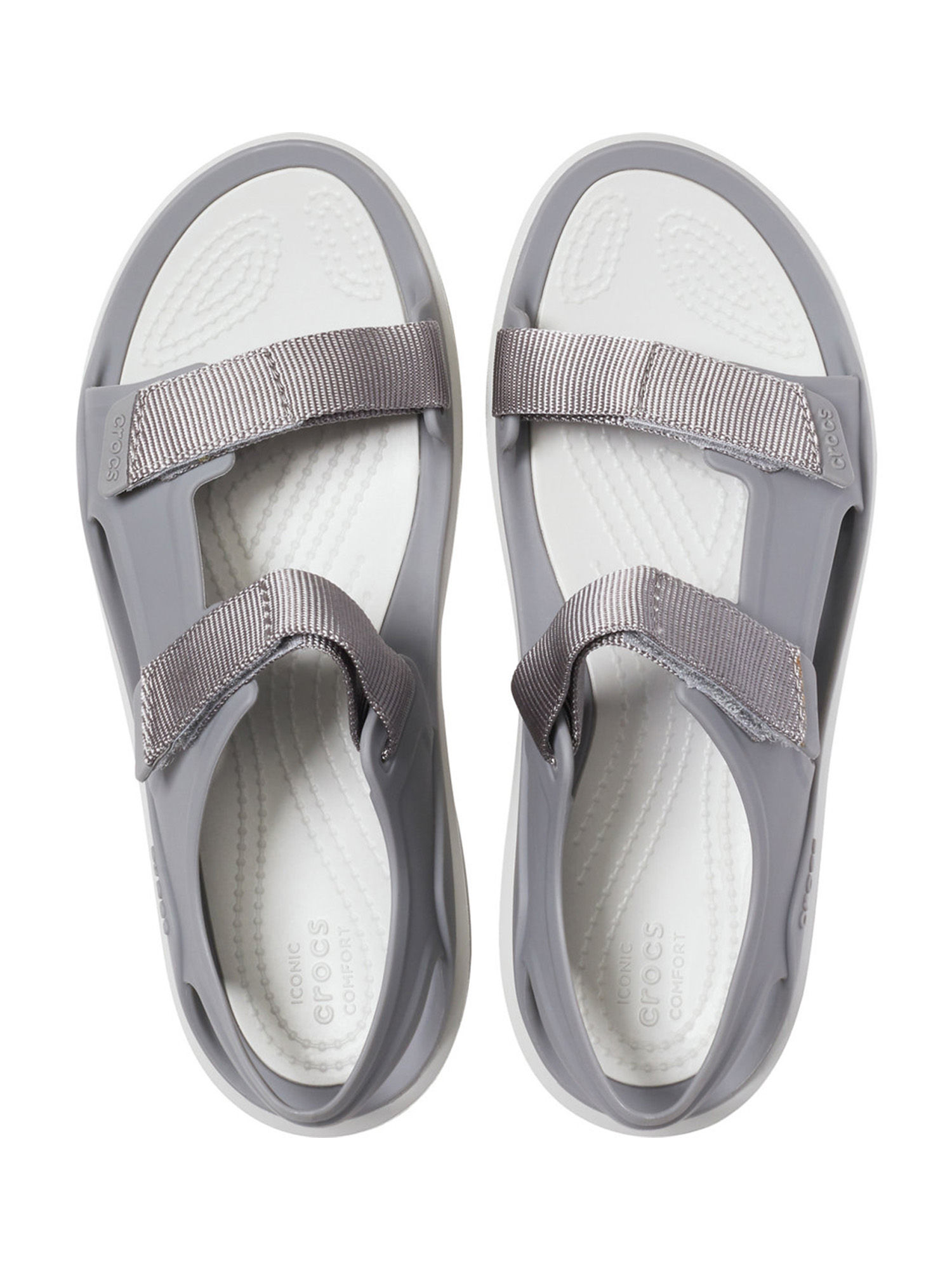 Buy Crocs Grey Swiftwater Sandals Online