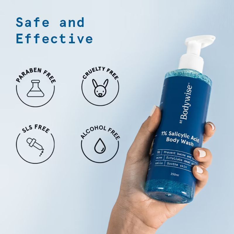 Be Bodywise 1 Salicylic Acid Body Wash 10 Niacinamide Body Lotion Helps Improve Skin