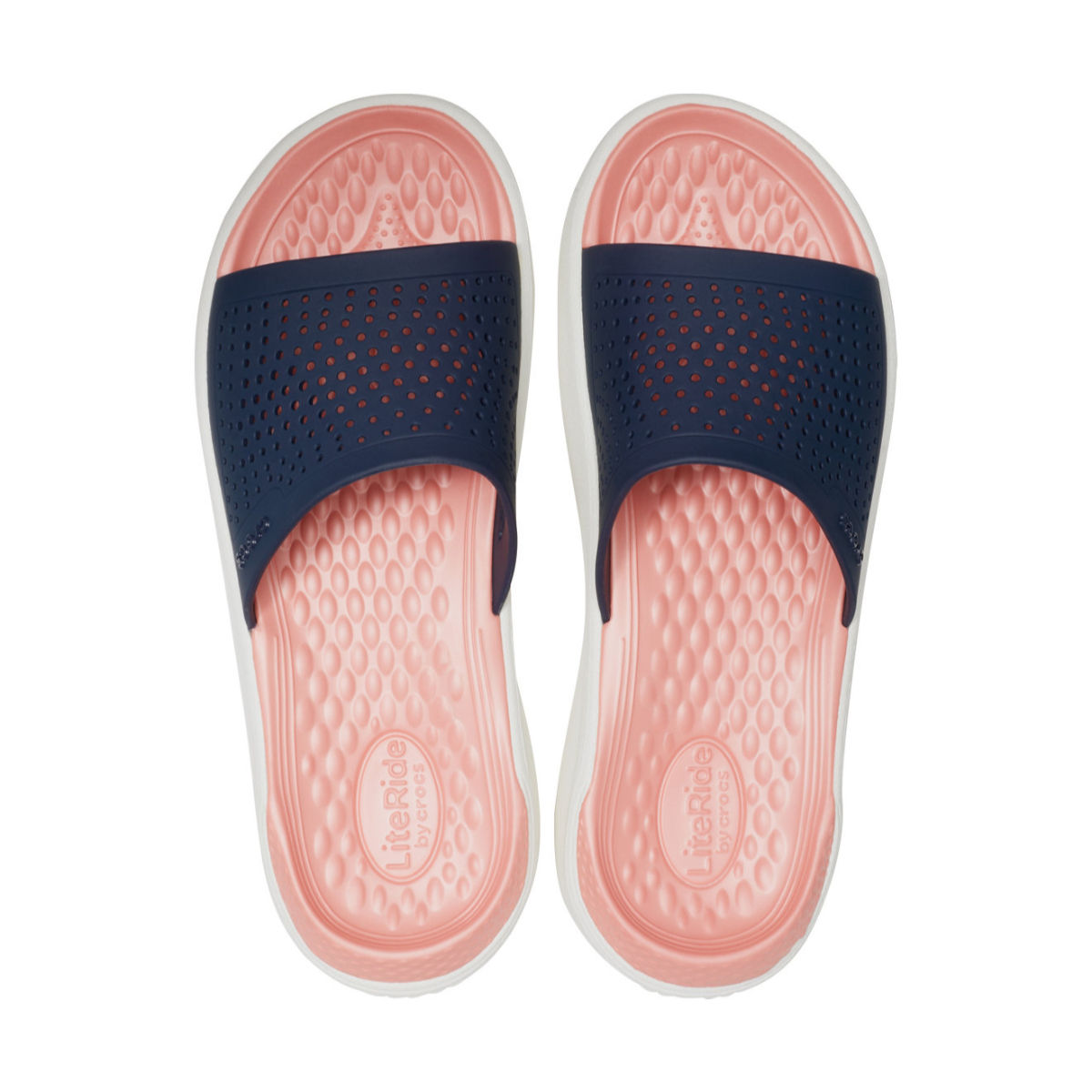 Buy Crocs Literide Navy Unisex Slide (8) Online