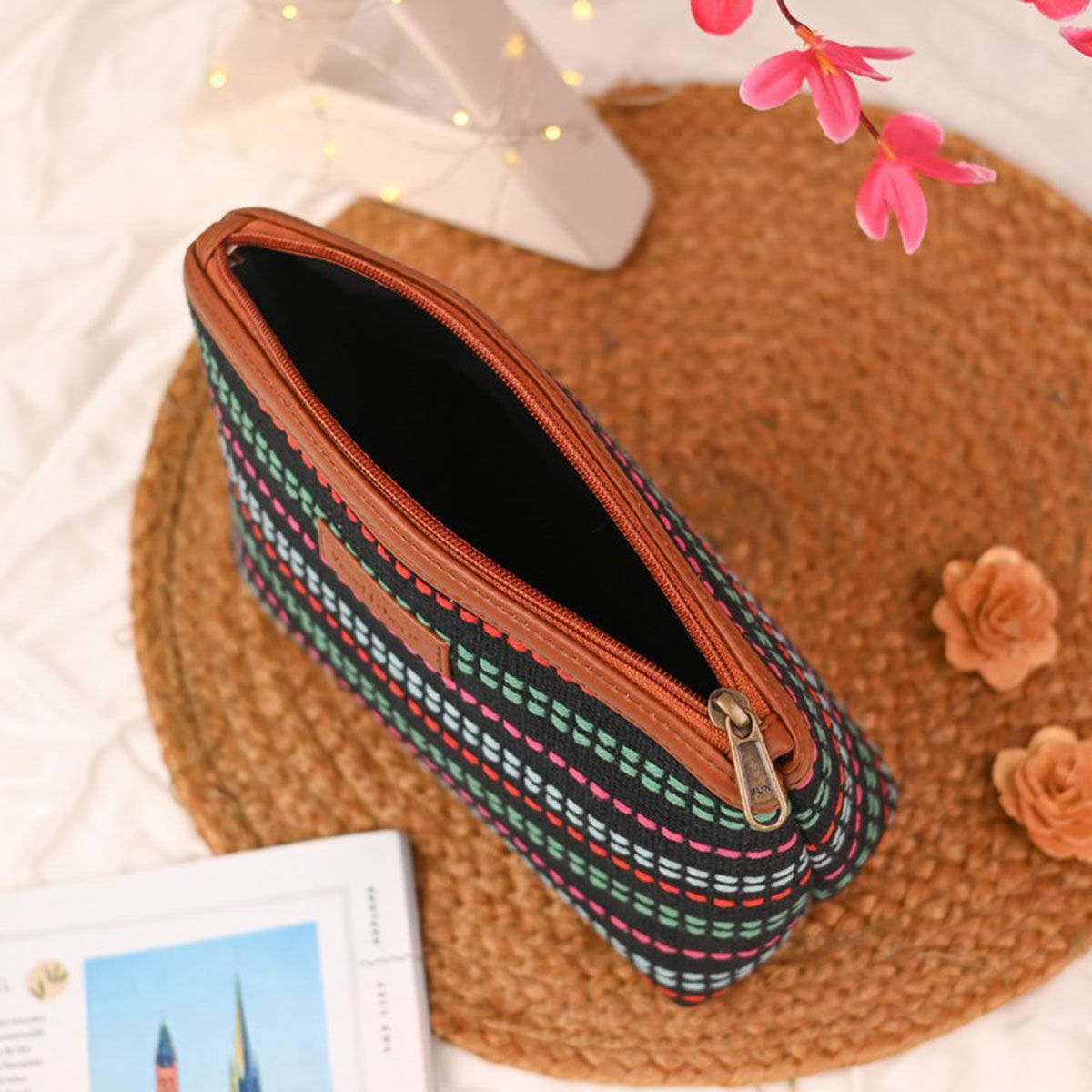 Buy Visual Echoes Ruling Black Multi-Utility Pouch Online