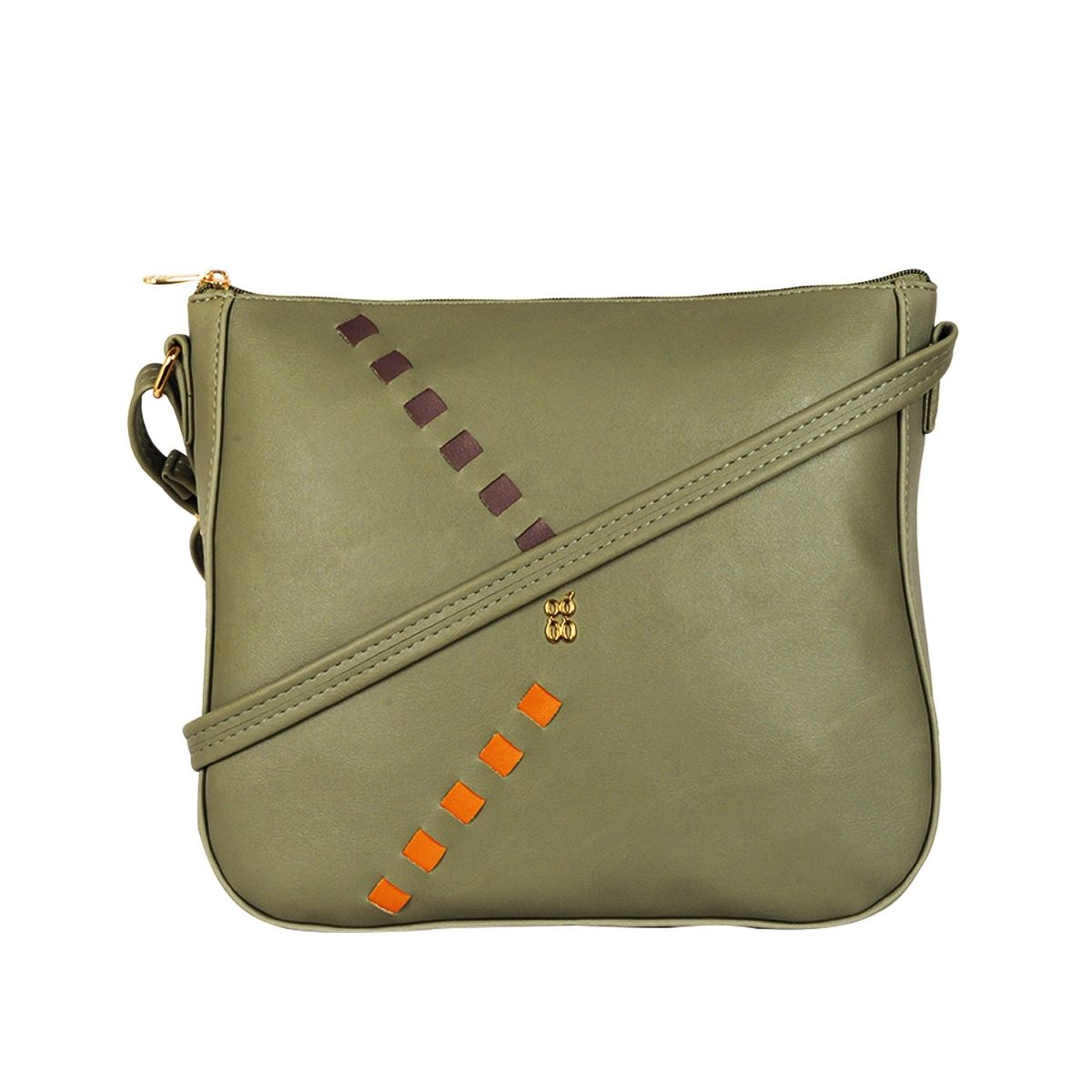 Baggit Wini Green Medium Sling Bag: Buy Baggit Wini Green Medium Sling ...