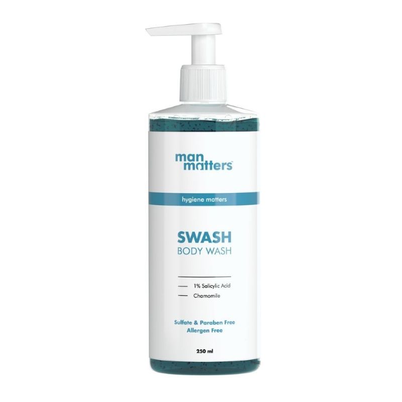 Buy Man Matters Swash Salicylic Acid Body Wash For Men With Chamomile ...