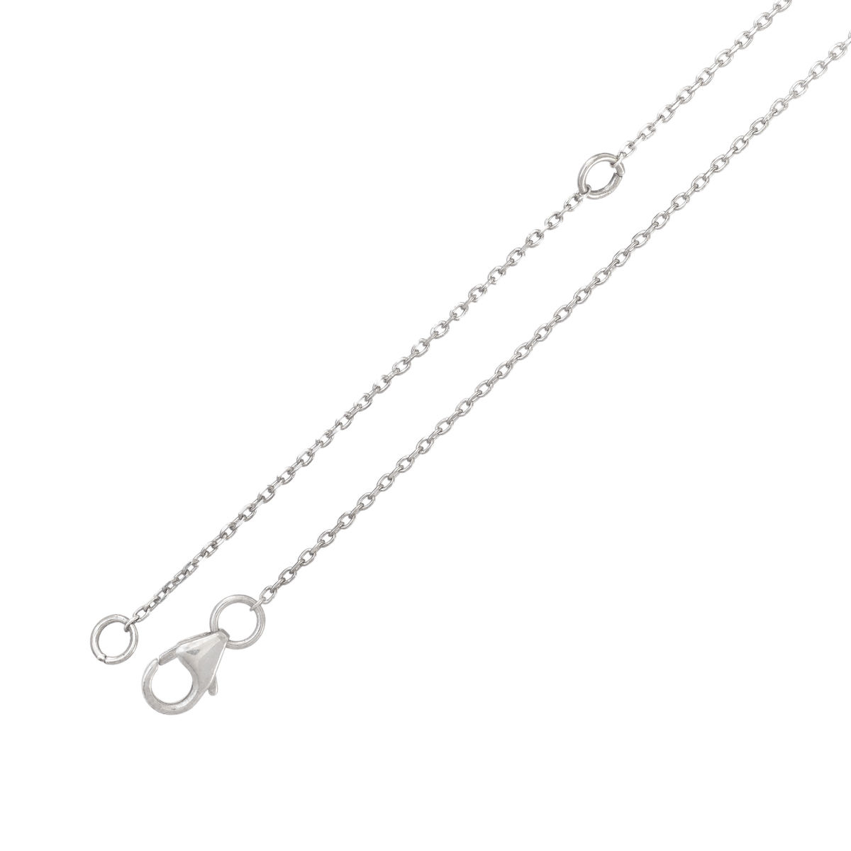 925 Sterling Silver American Diamond Mummy Pendant Necklace with Chain ...