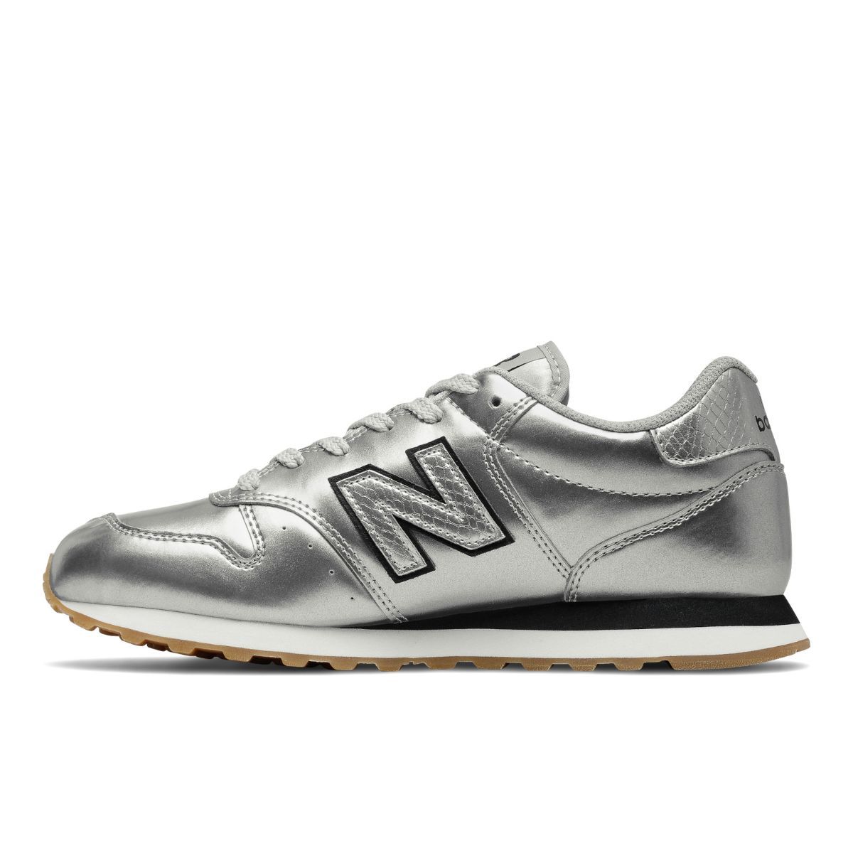 Buy New Balance Women 500 Silver Metalic Sneakers Online