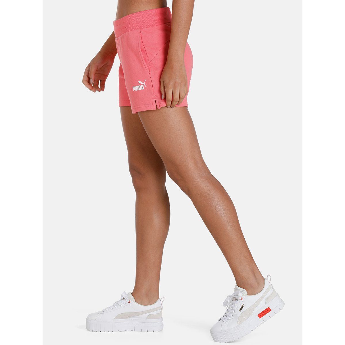 Buy Puma Ess 4 Sweat Womens Pink Shorts Online