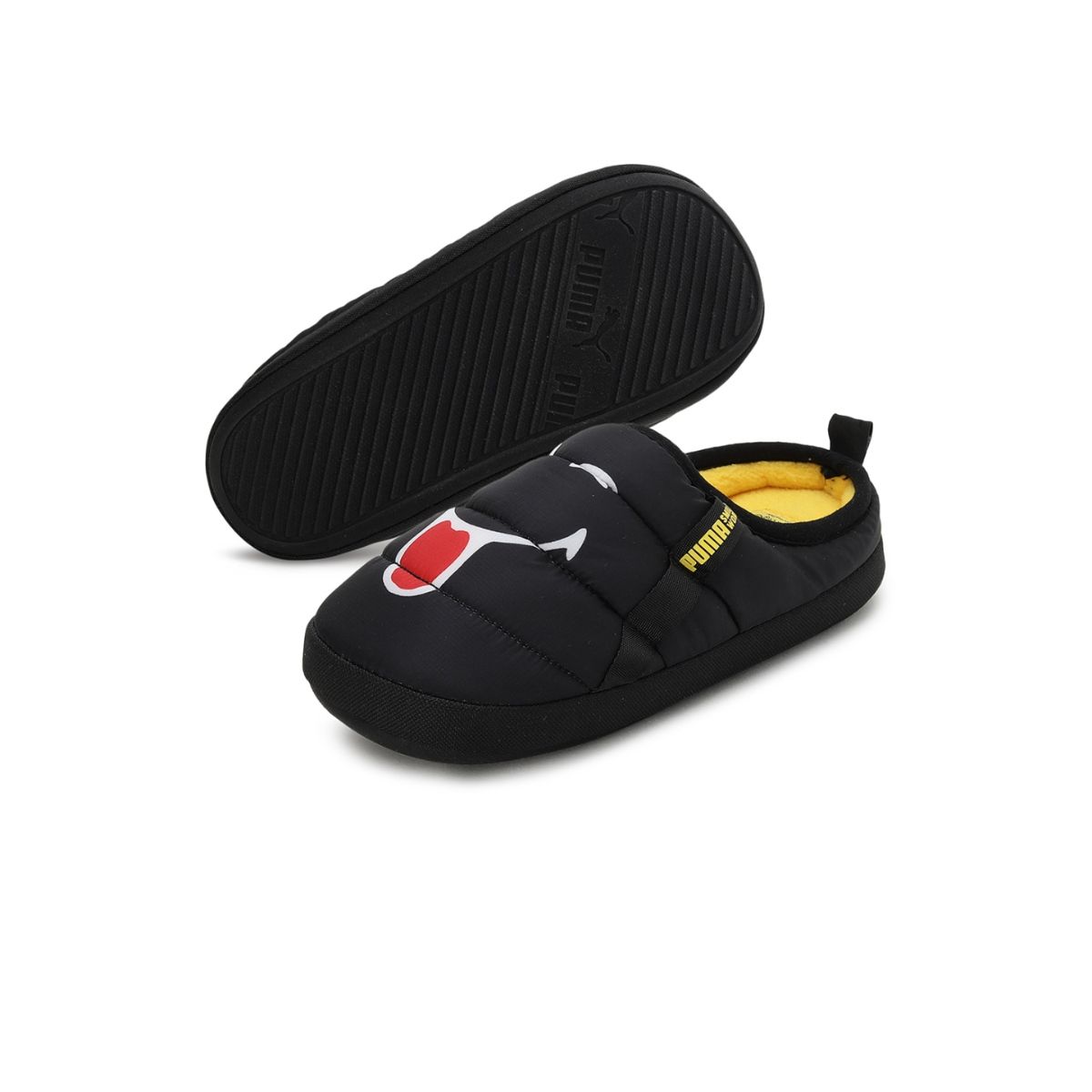 Puma Scuff Smileyworld Jr Unisex Black Clogs: Buy Puma Scuff ...