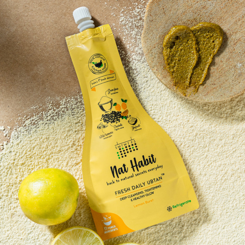 Nat Habit Fresh Daily Ubtan Lemon Burst Face Pack: Buy Nat Habit Fresh ...