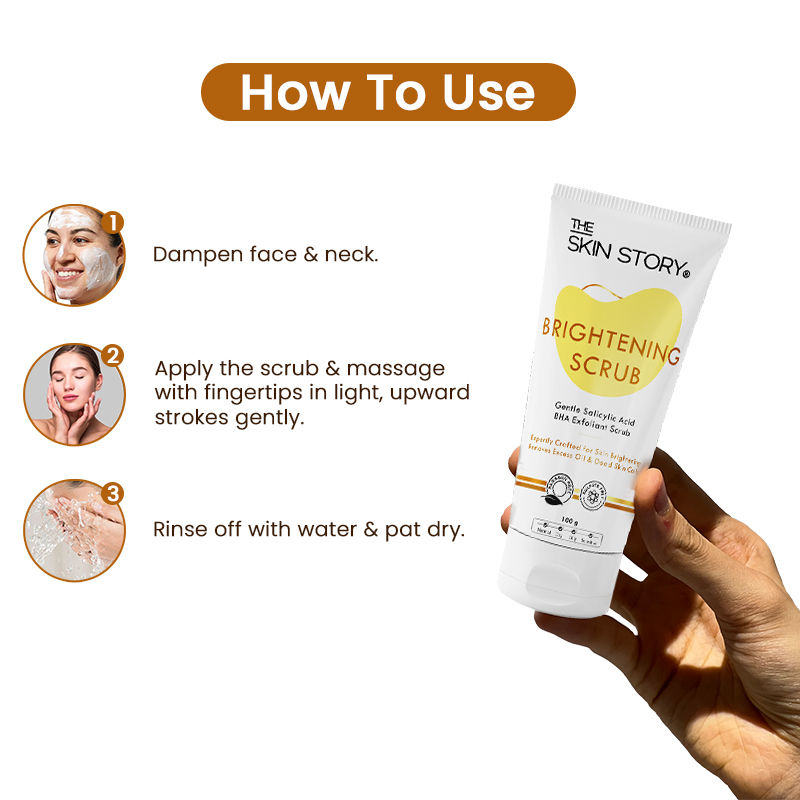 Buy The Skin Story Brightening Face Scrub With Salicylic Acid, Removes ...