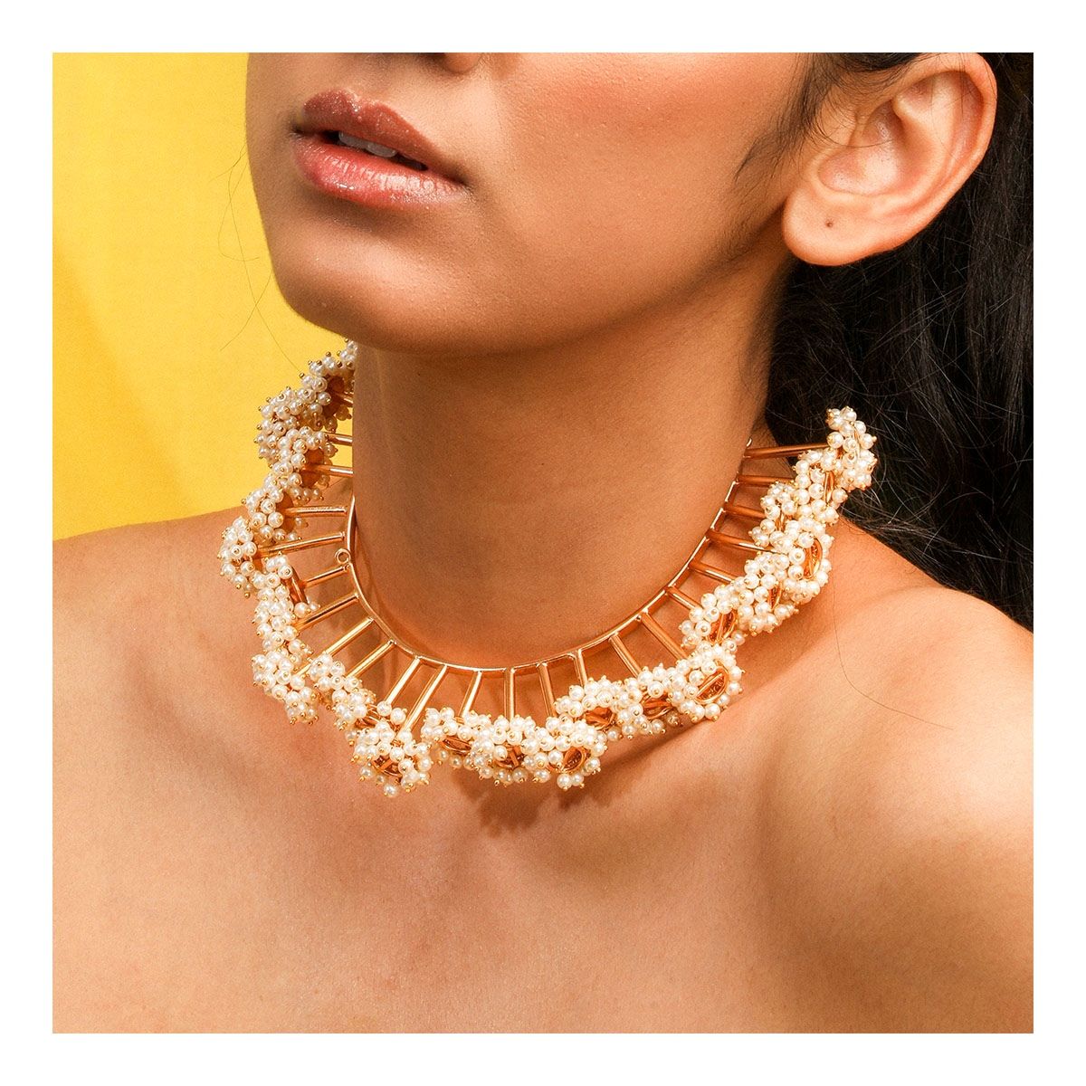 Buy Suhani Pittie Pearl Bunch Sensational Choker Online