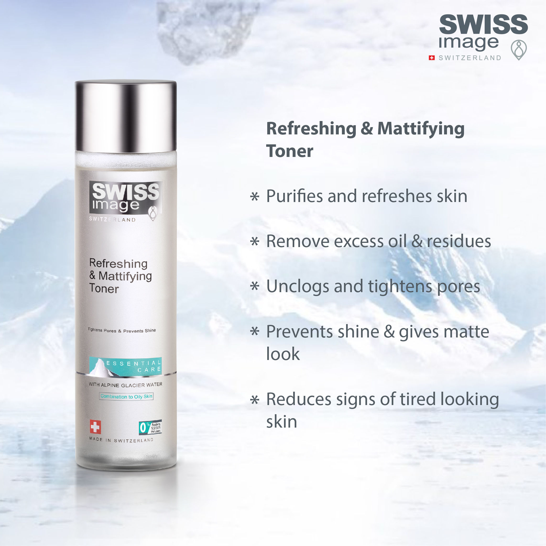 Swiss Image Essential Care Refreshing & Mattifying Toner: Buy Swiss ...