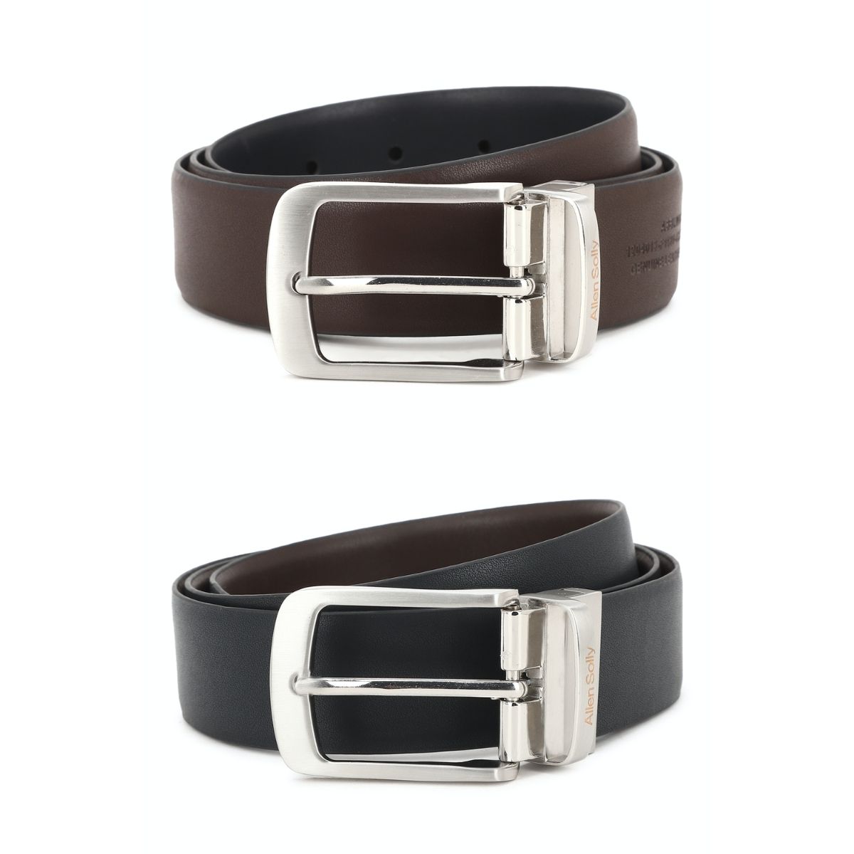 Allen Solly Men Navy Blue Solid Formal Belt: Buy Allen Solly Men Navy ...