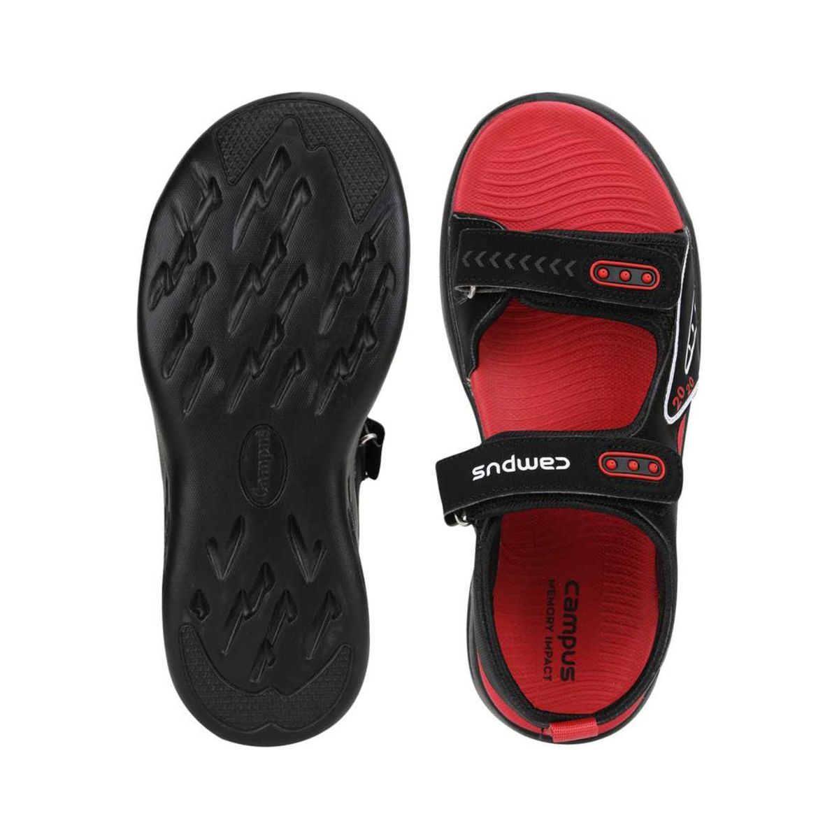 Campus Sd-059c Sandal - Black: Buy Campus Sd-059c Sandal - Black Online ...
