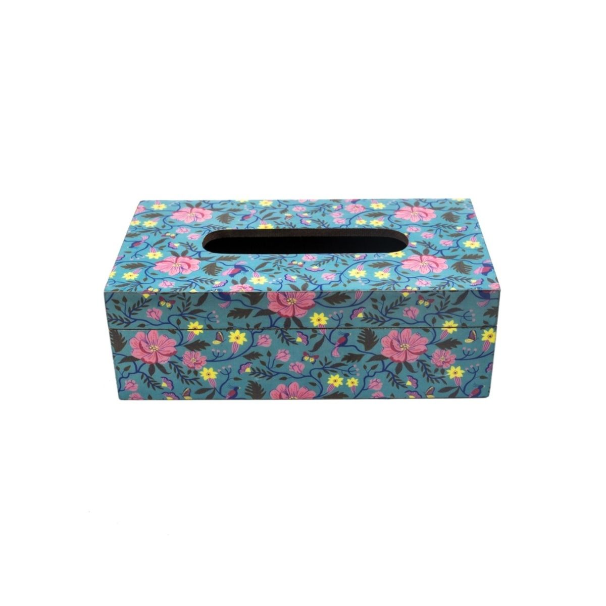 Buy Chumbak Tranquil Waters Tissue Box- Teal Online