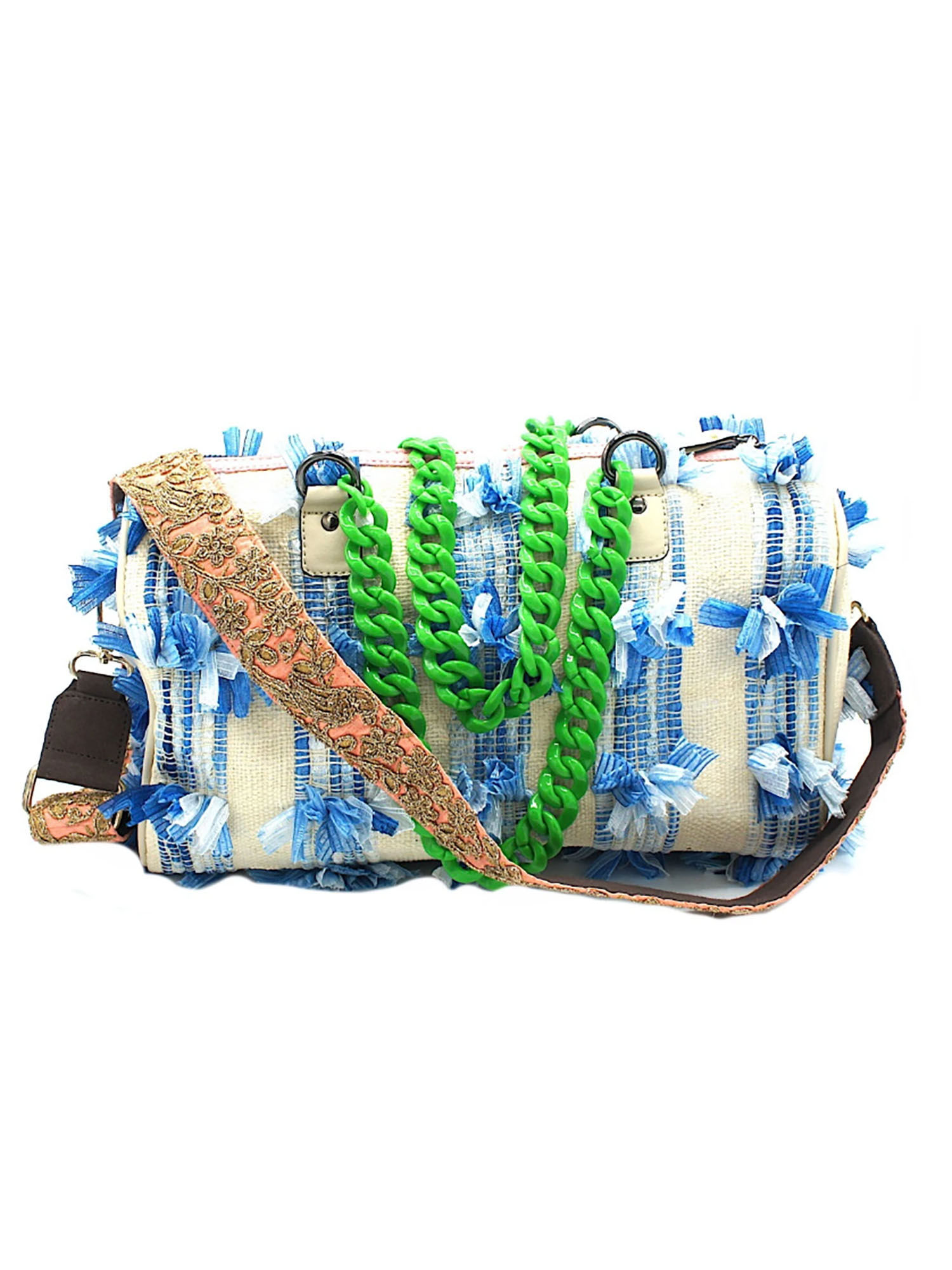 Buy House of Simitri Tweed Frill bag (L) Online