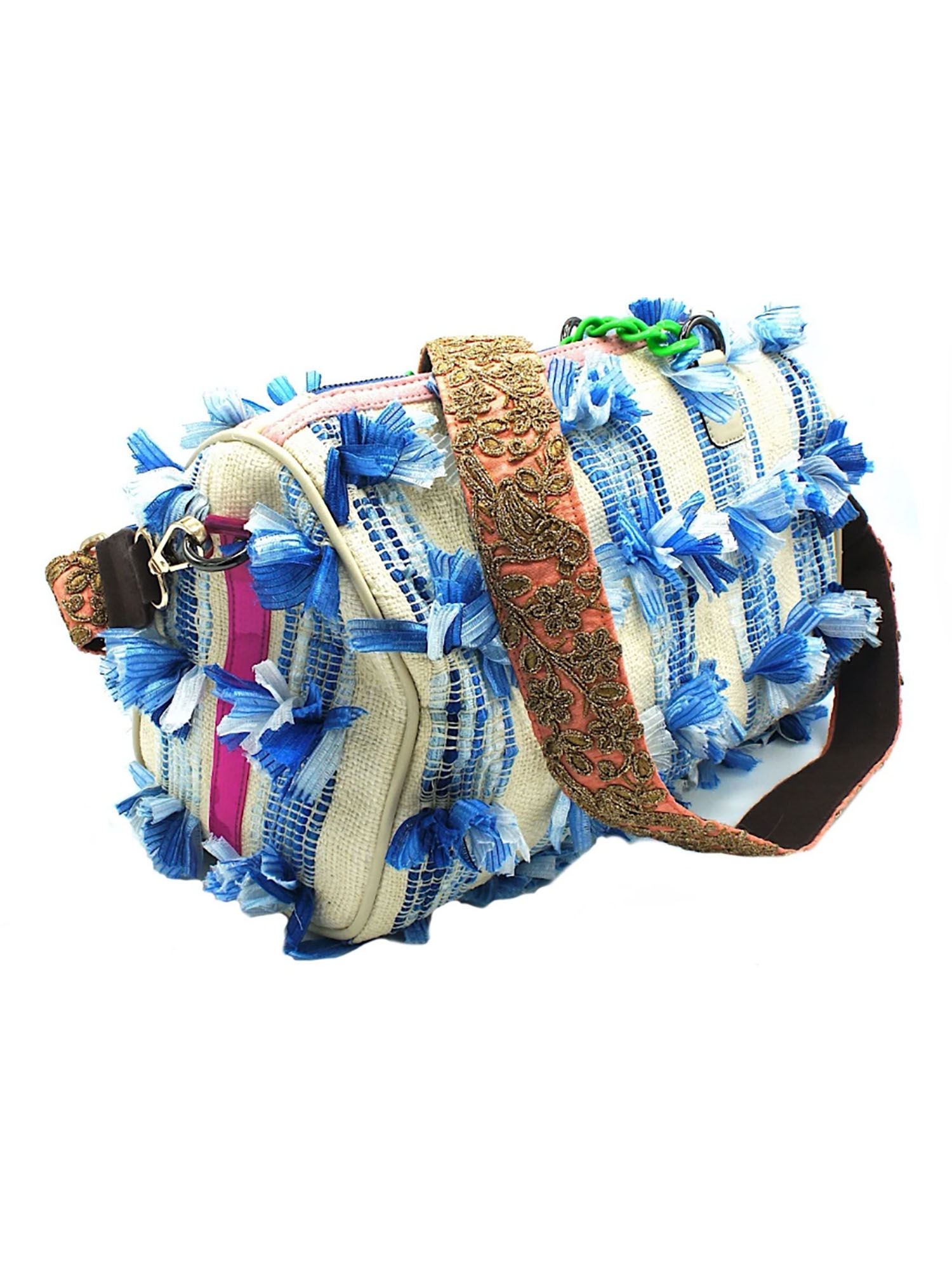 Buy House of Simitri Tweed Frill bag (L) Online