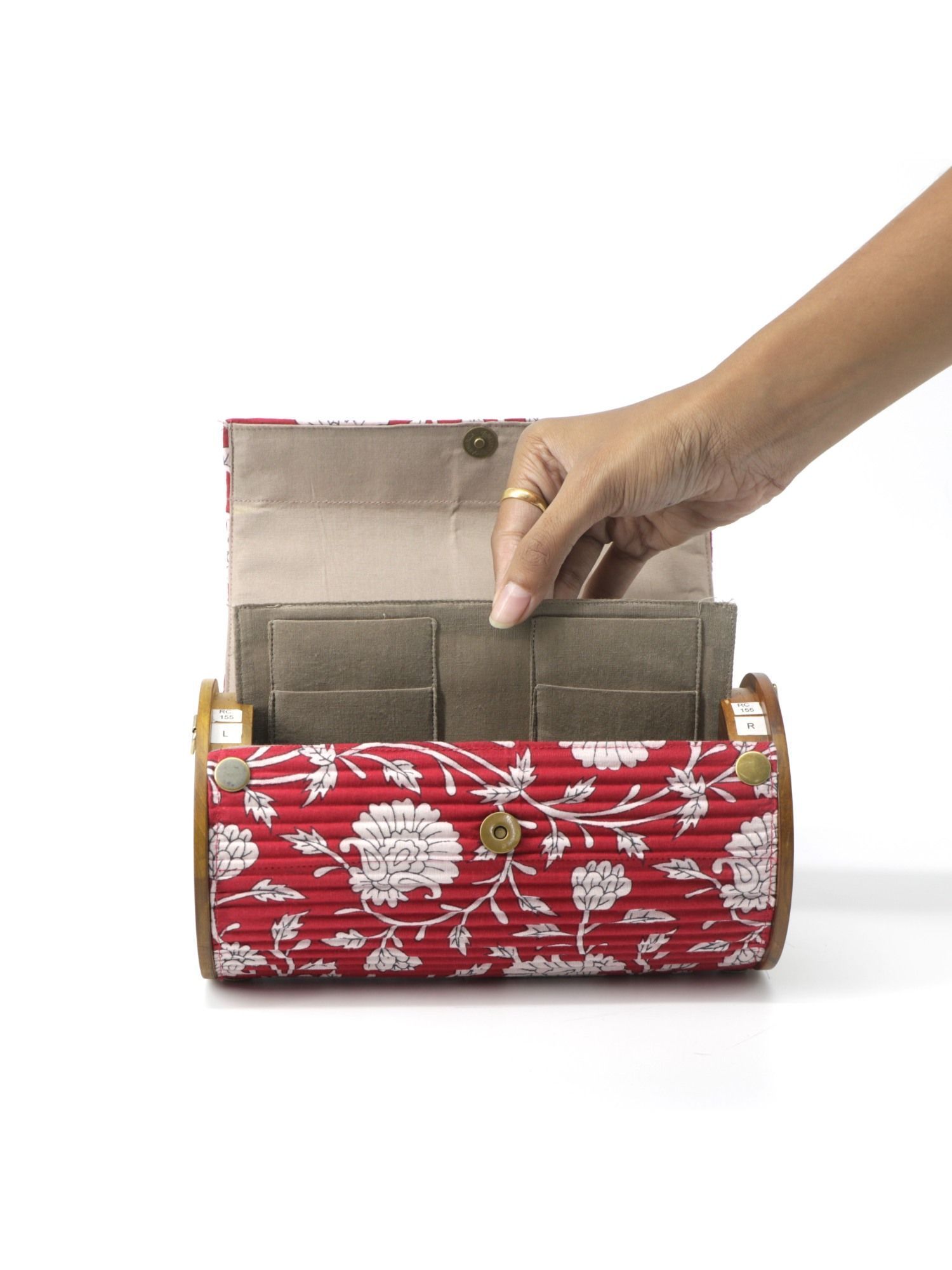 Buy Lukka Chuppi Wild Prune Round Clutch Online