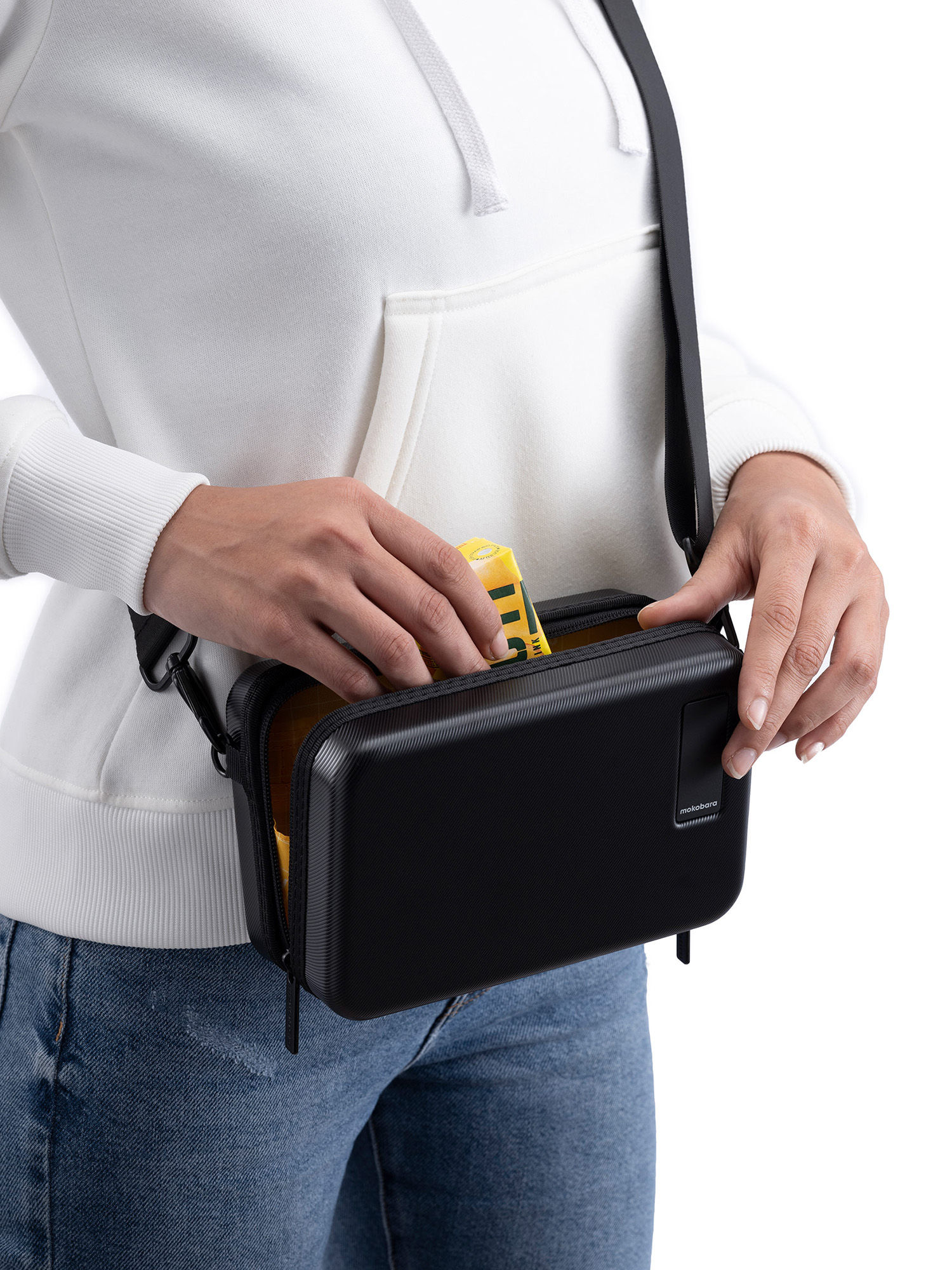 Buy MOKOBARA The Moko Mini Black Crypto Sling Bag Online