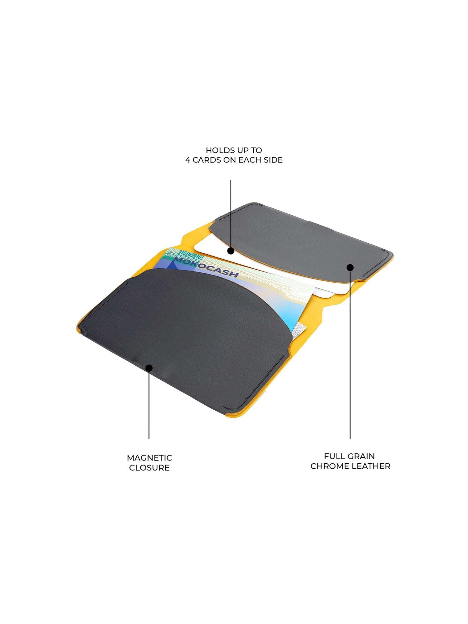 Buy MOKOBARA Navy Blue Solid Card Case Online