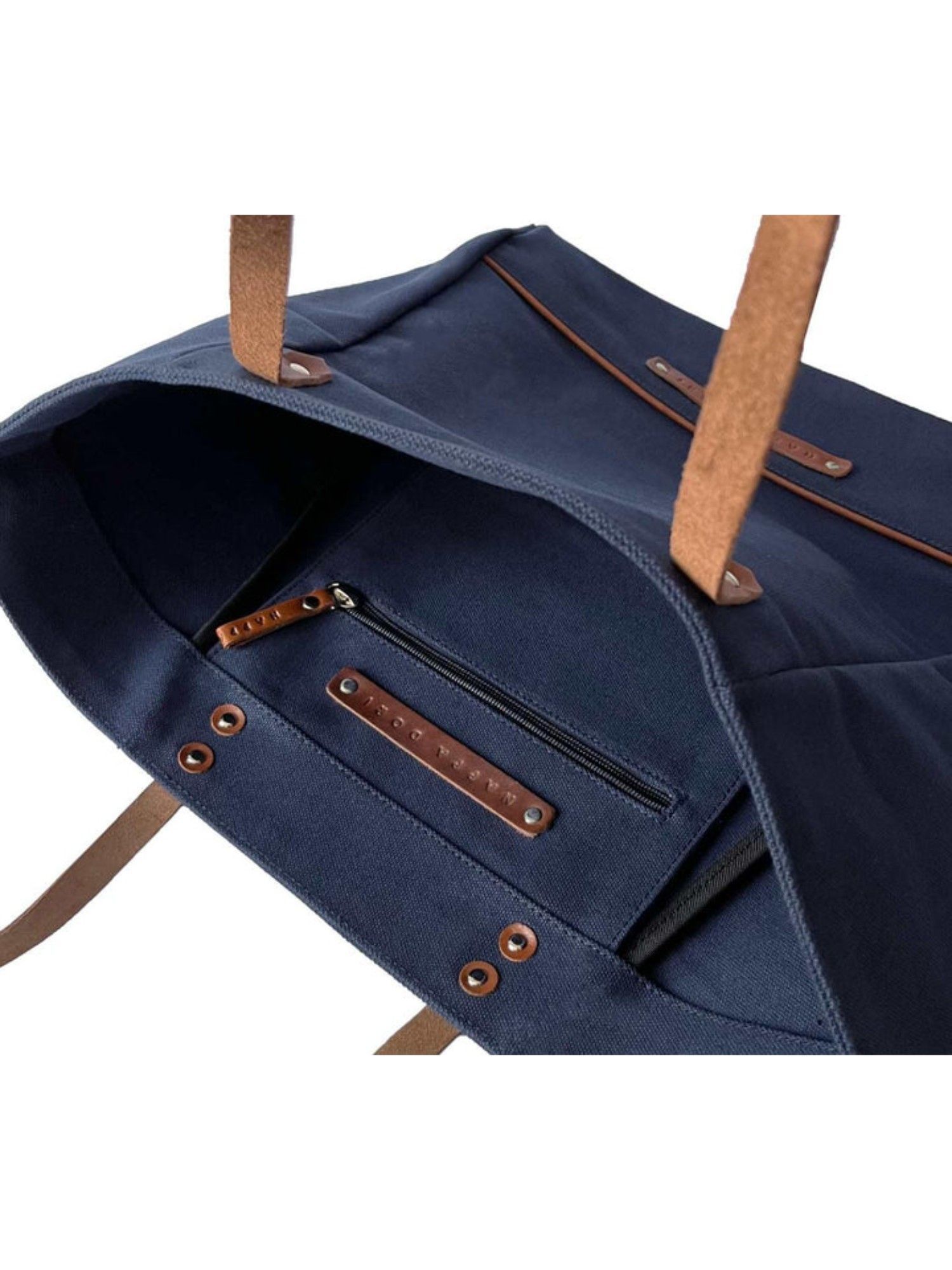 Buy Nappa Dori Navy Blue Jhola Bag Online