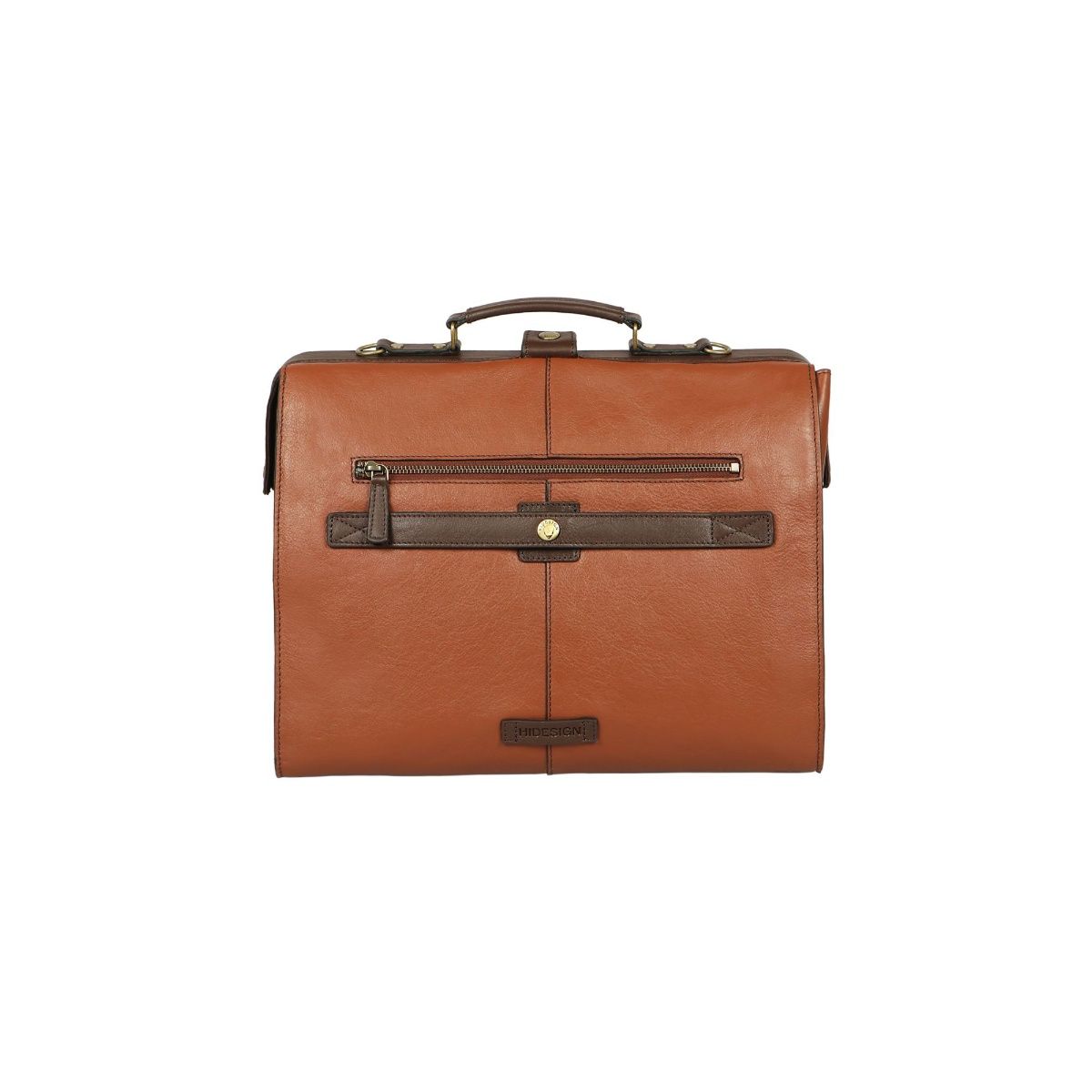Buy Hidesign Tan Briefcase Men Bag (S) Online