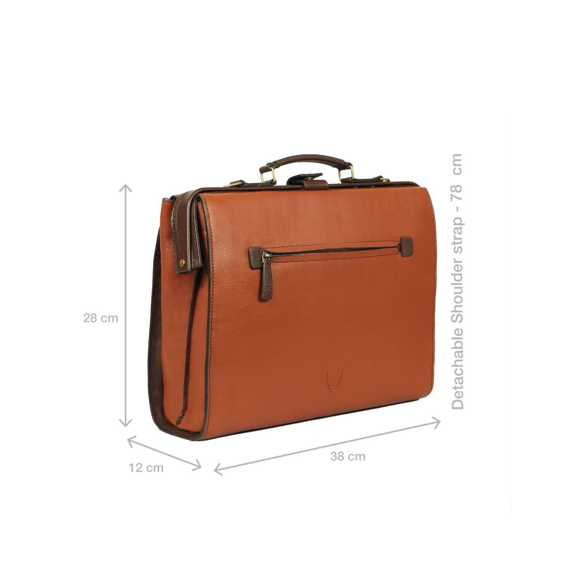 Buy Hidesign Tan Briefcase Men Bag (S) Online