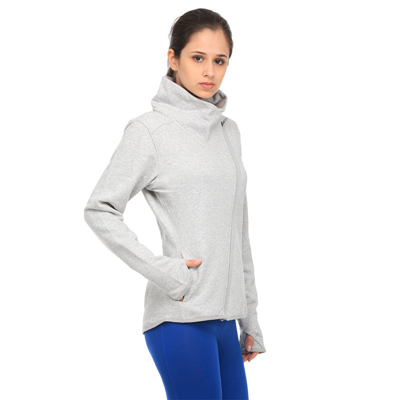 Buy Puma Asymmetrical Zip Jacket - Grey Online