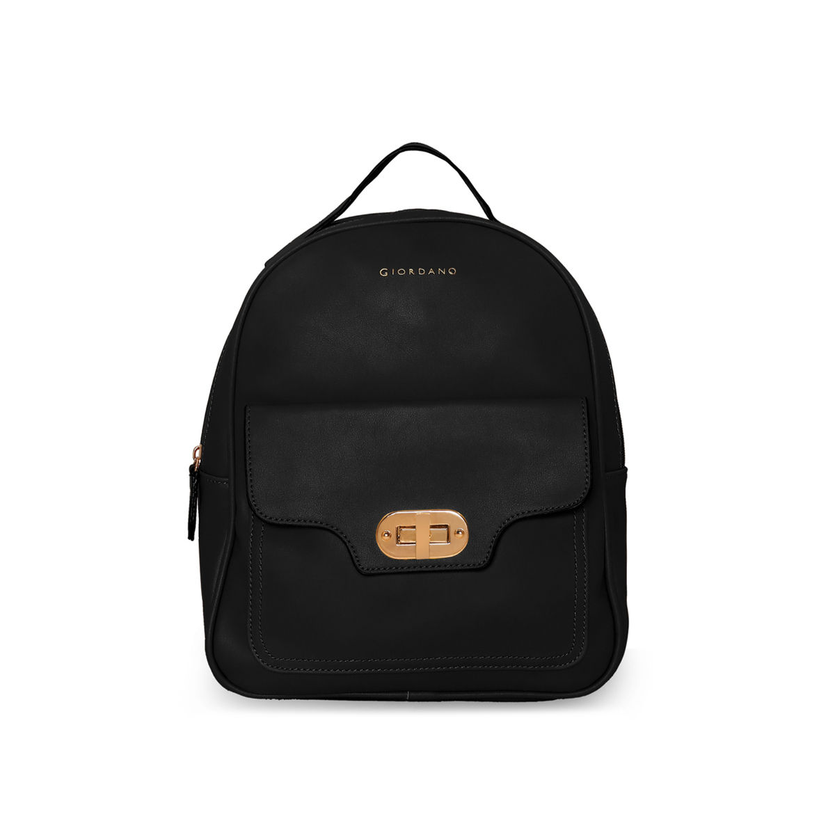 Buy Giordano Women's Black Solid Backpack Online