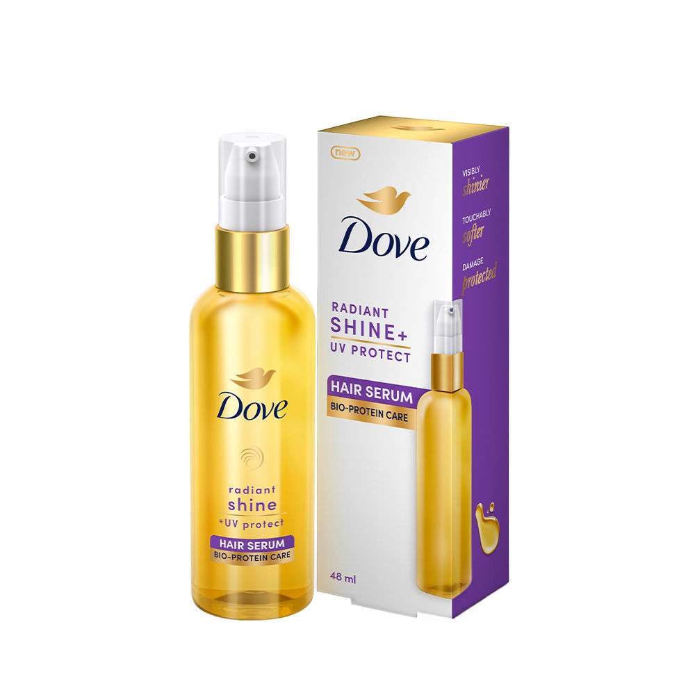 Buy Dove Radiant Shine + UV Protect Hair Serum Online