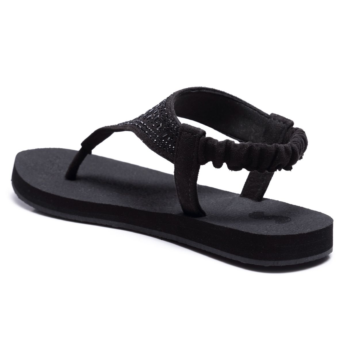Buy SOLETHREADS Yoga Sandal Black Solid Women Sandals Online