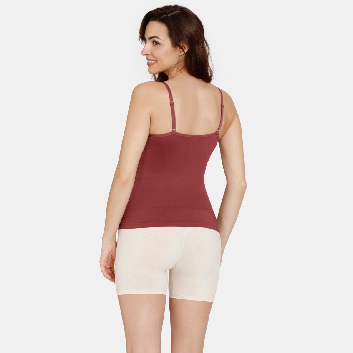 Zivame All Day Seamless Shaping Camisole - Wild Ginger - Brown: Buy ...