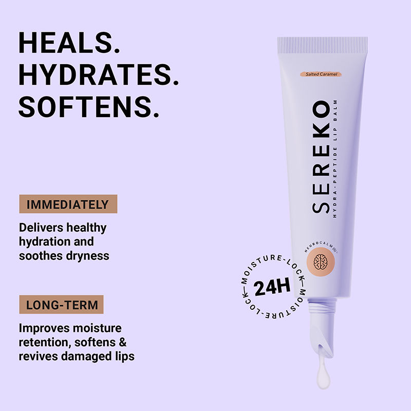 Buy Sereko Hydra - Peptide Lip Balm, Clear, Enriched With Ceramides ...